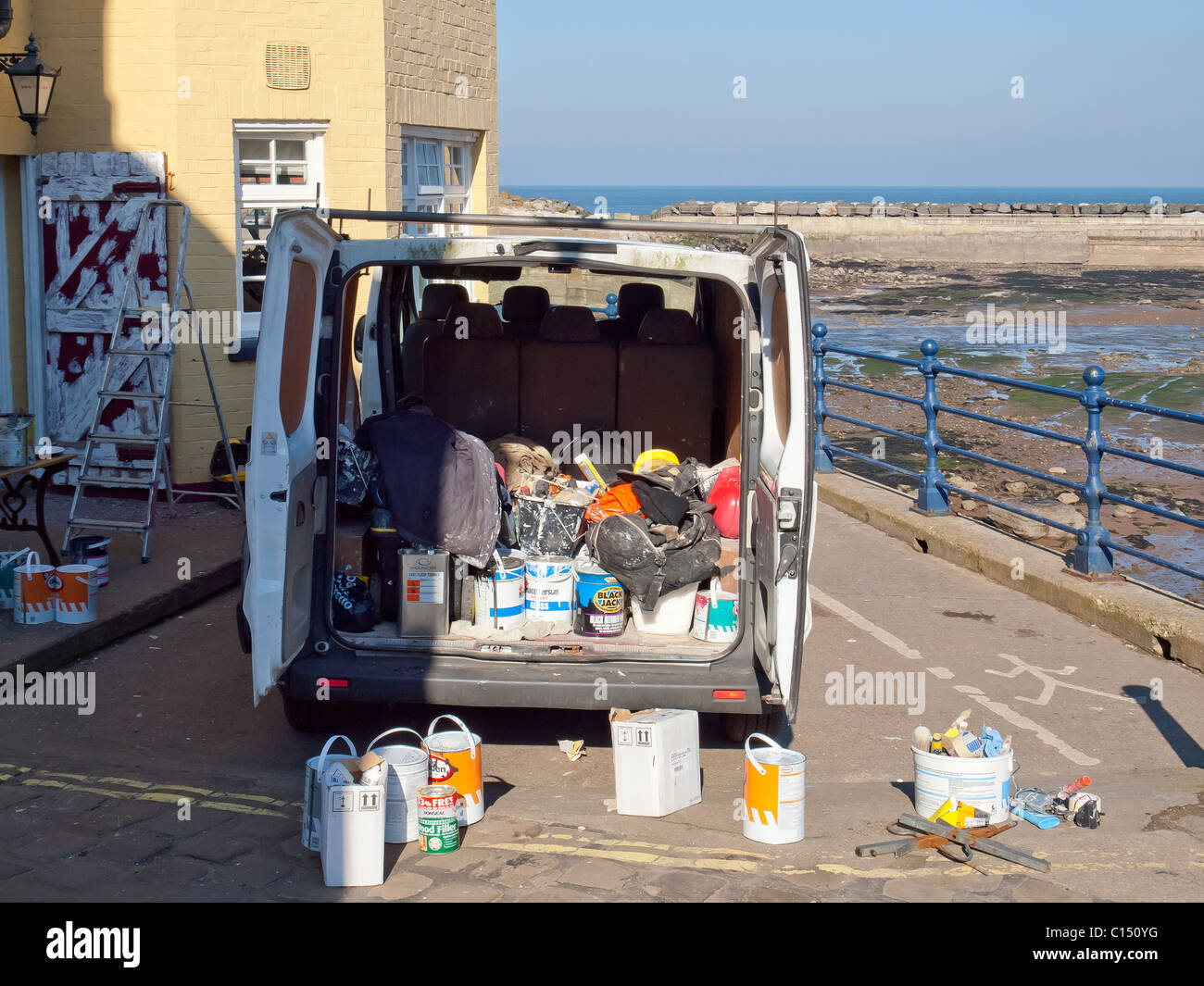 Open van doors hi-res stock photography and images - Alamy