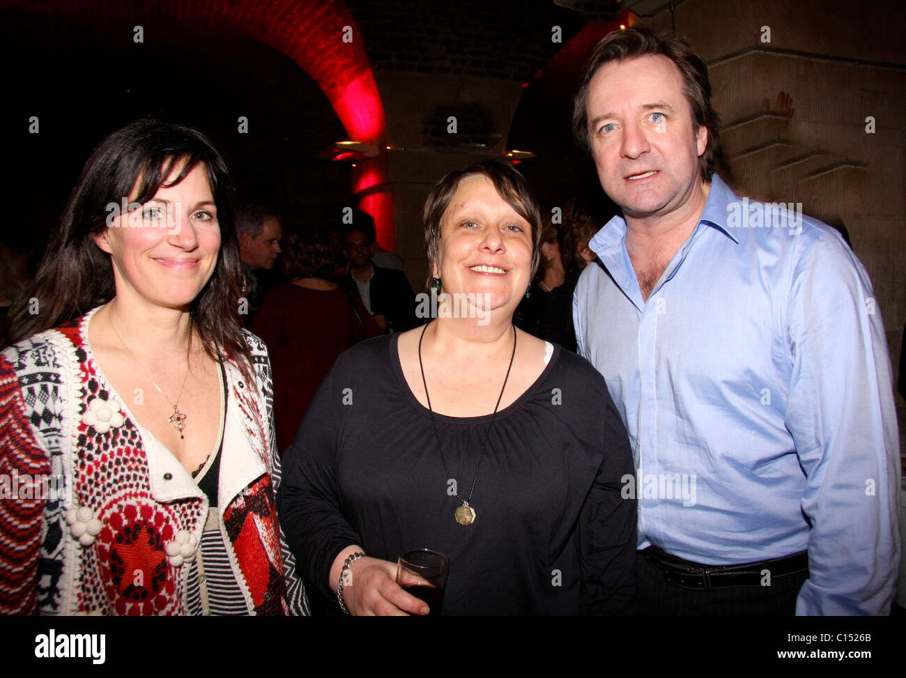 Lise Mayer, Cathy Burke and Neil Pearson attend the press night for ...