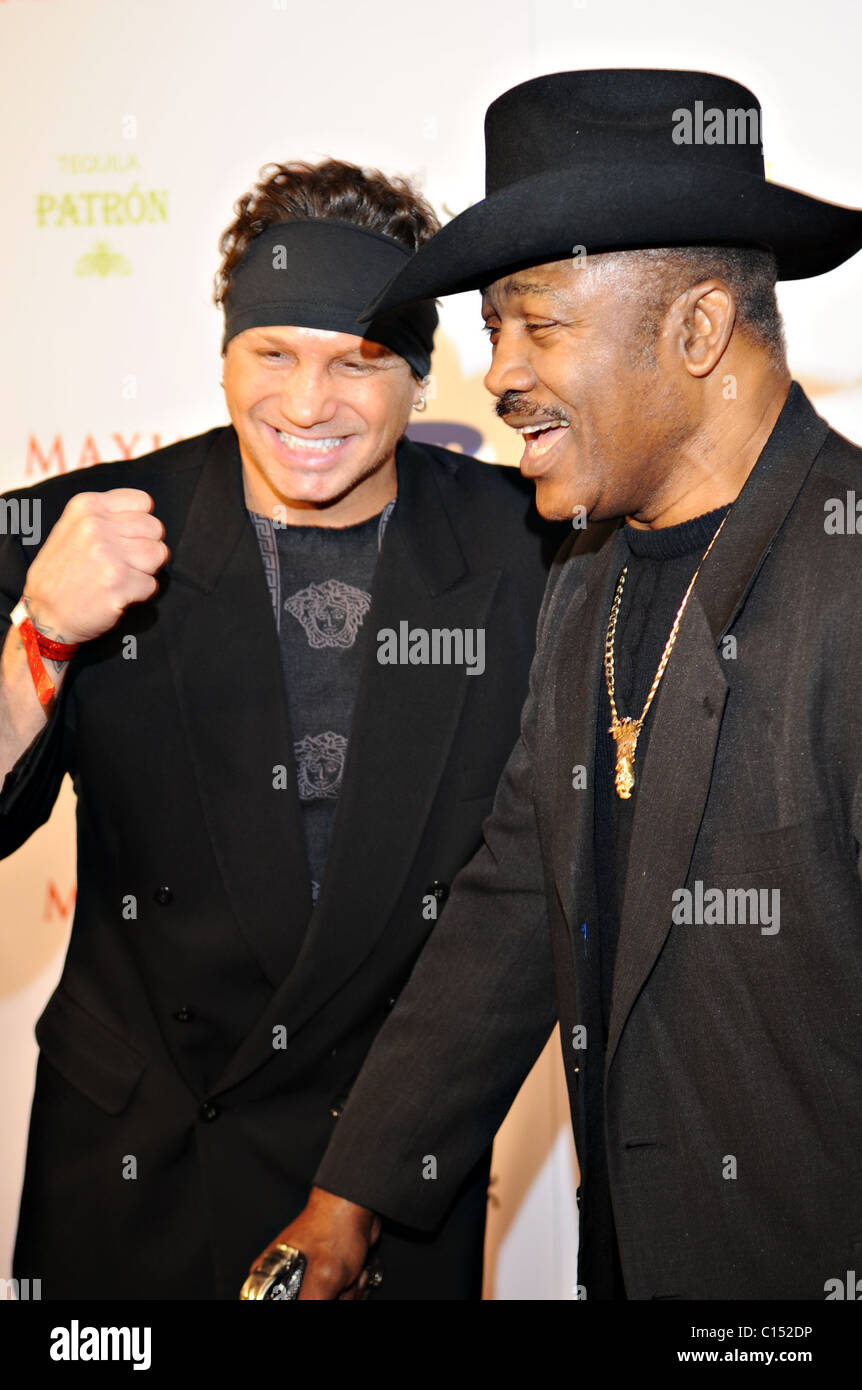Hector Camacho and Joe Frazier Maxim magazine Superbowl party held at ...