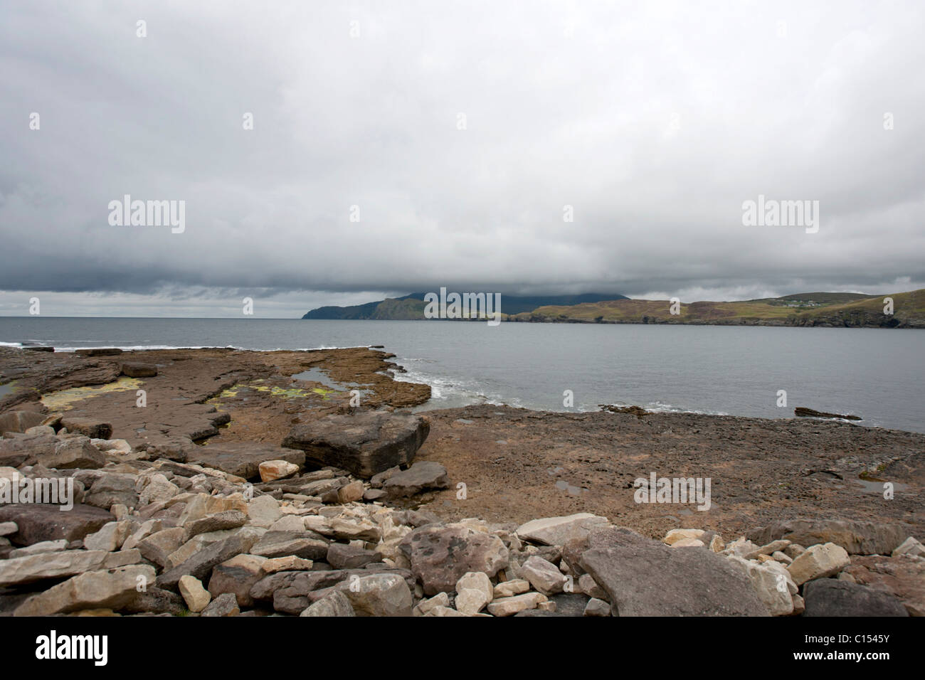 A view across the bay of Muckros in Western Ireland Stock Photo - Alamy