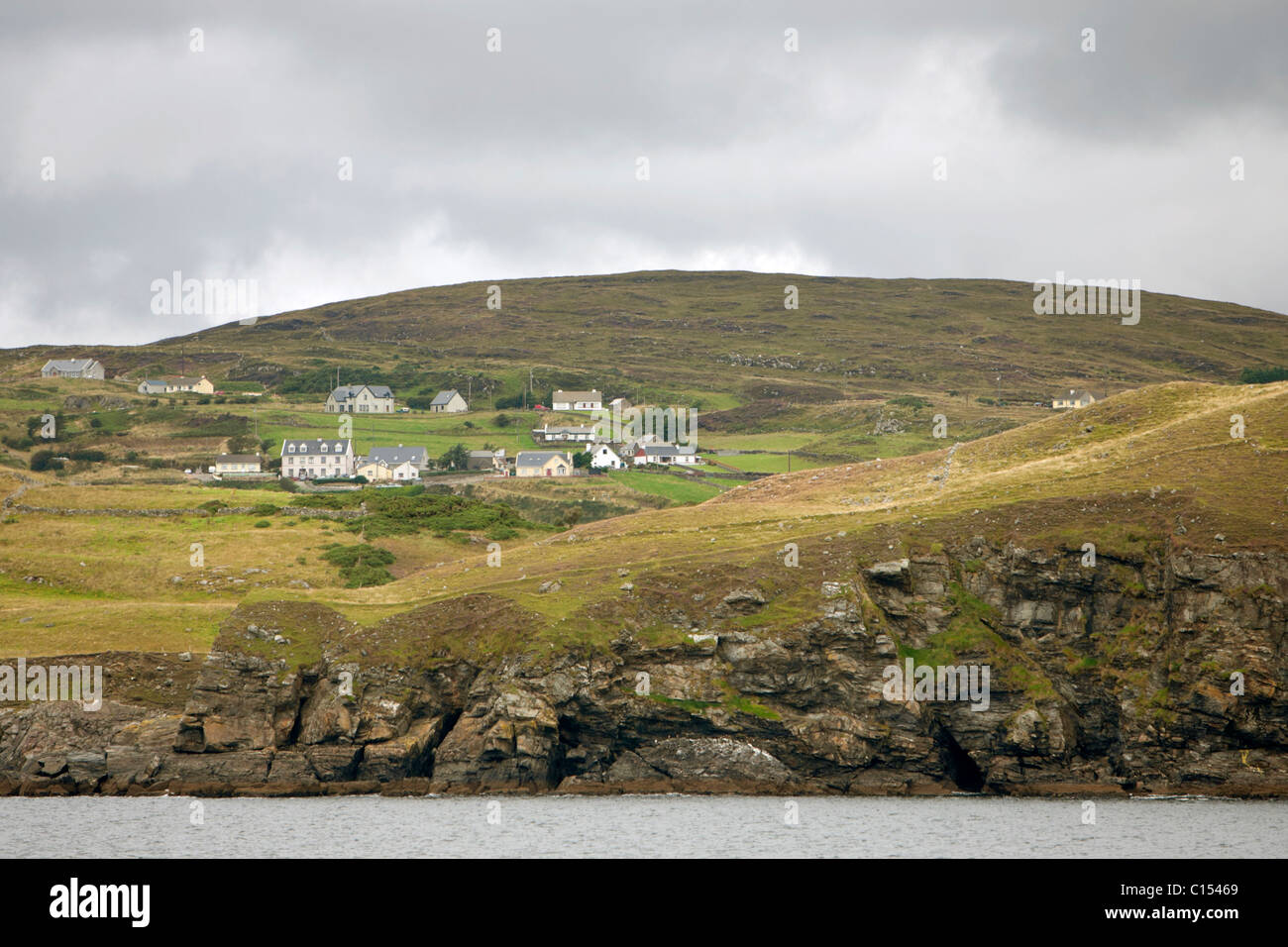 A view across the bay of Muckros in Western Ireland Stock Photo - Alamy