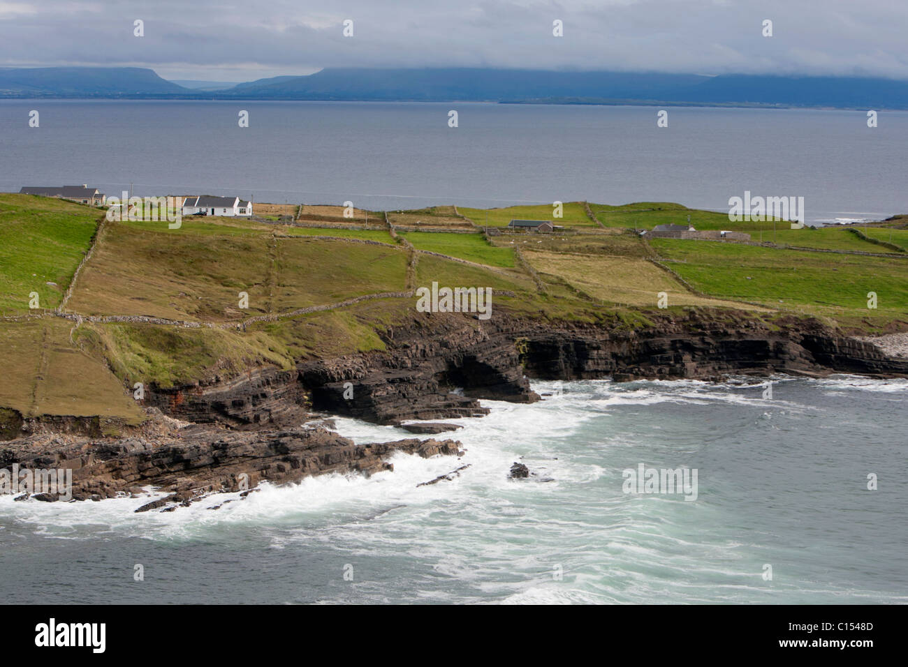 A view of the bay of Muckros in Western Ireland Stock Photo - Alamy