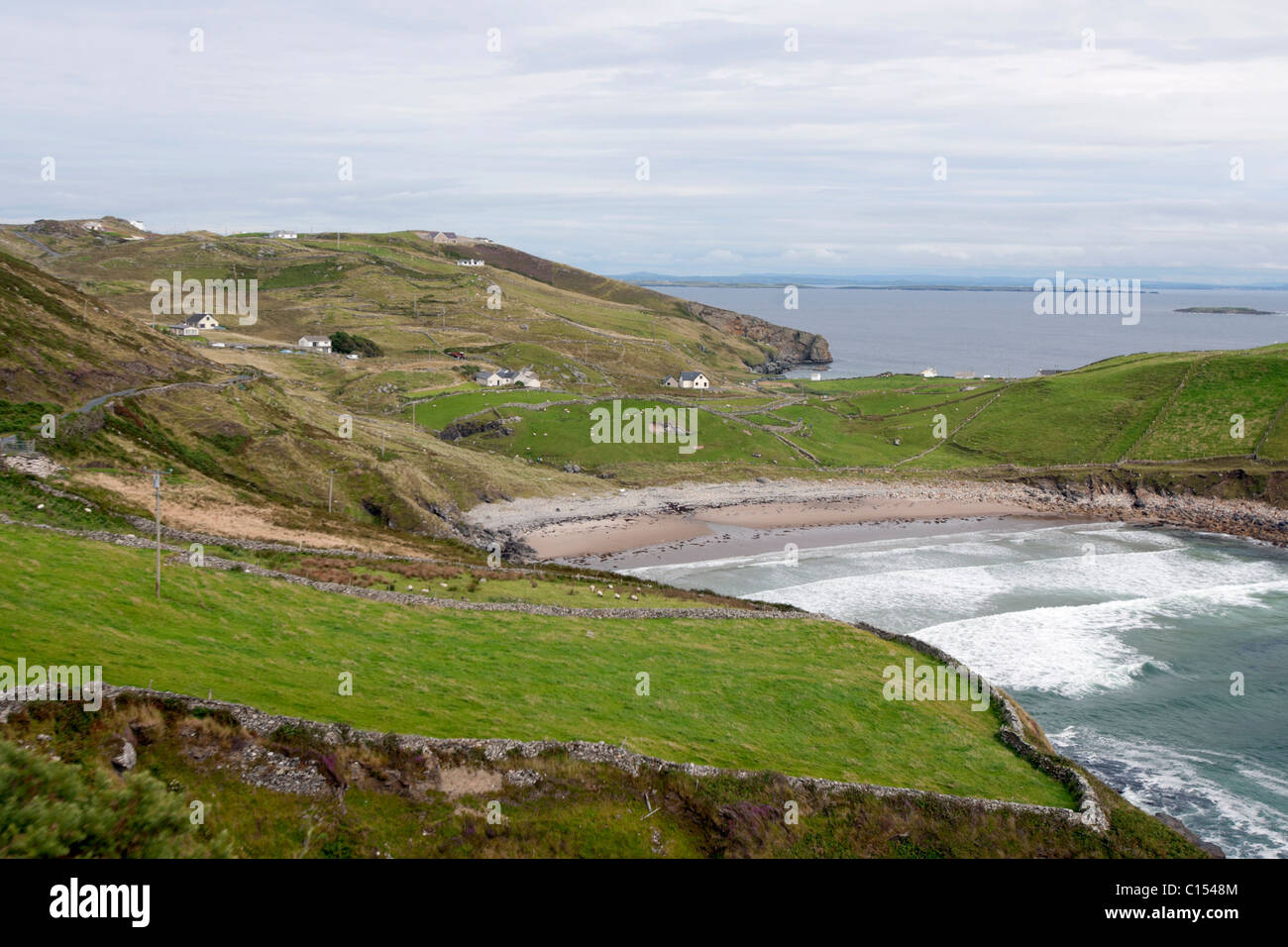 A view of the bay of Muckros in Western Ireland Stock Photo - Alamy