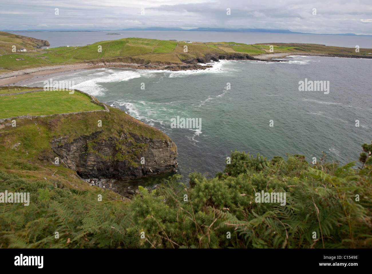 A view of the bay of Muckros in Western Ireland Stock Photo - Alamy