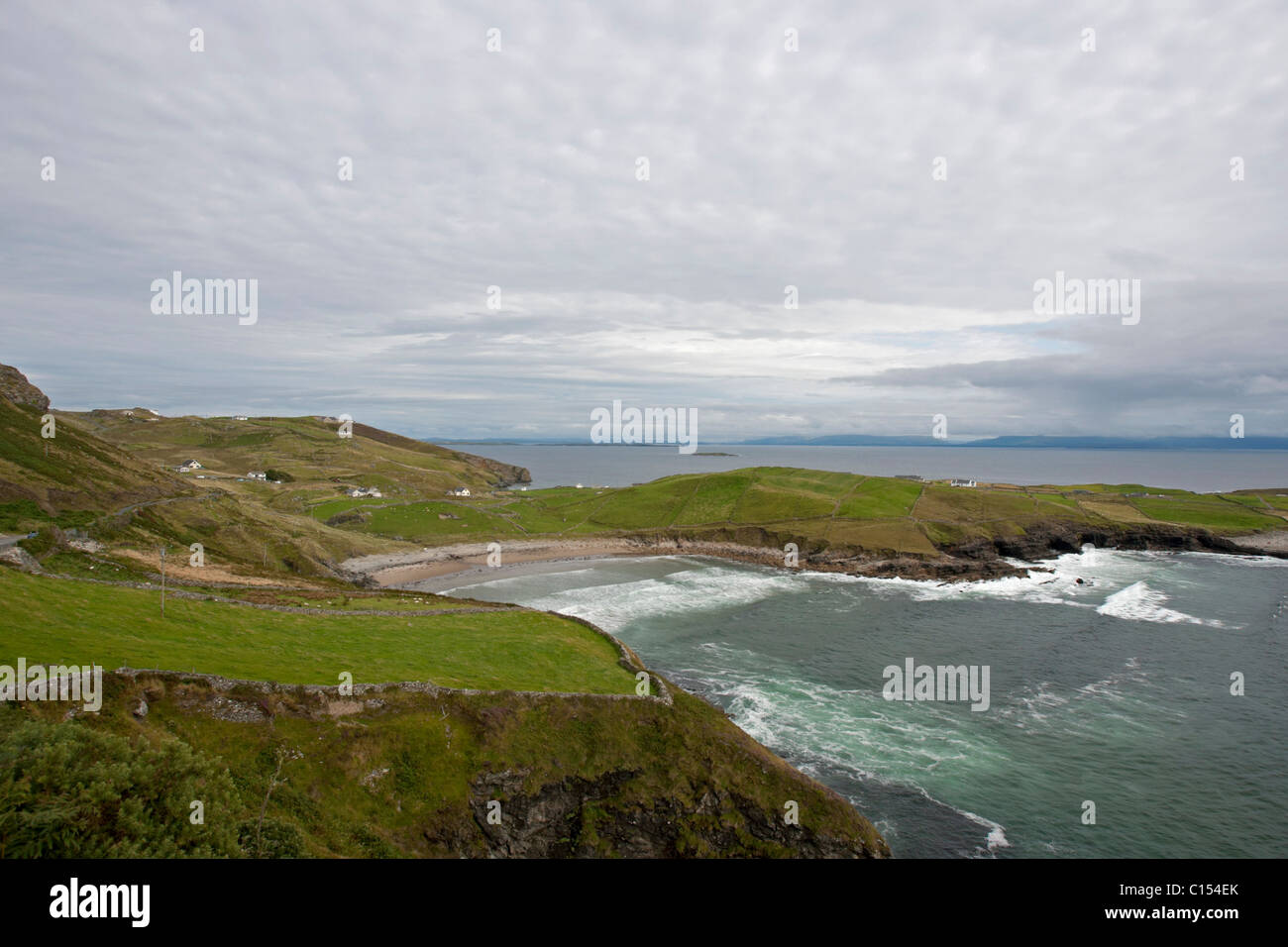 A view of the bay of Muckros in Western Ireland Stock Photo - Alamy