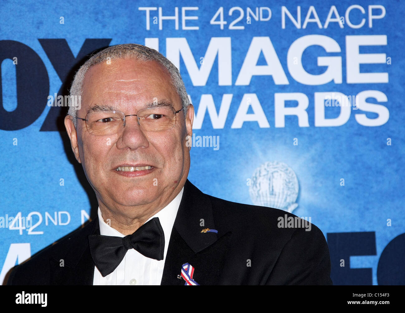 GENERAL COLIN POWELL 42ND NAACP IMAGE AWARDS PRESSROOM. DOWNTOWN LOS ...