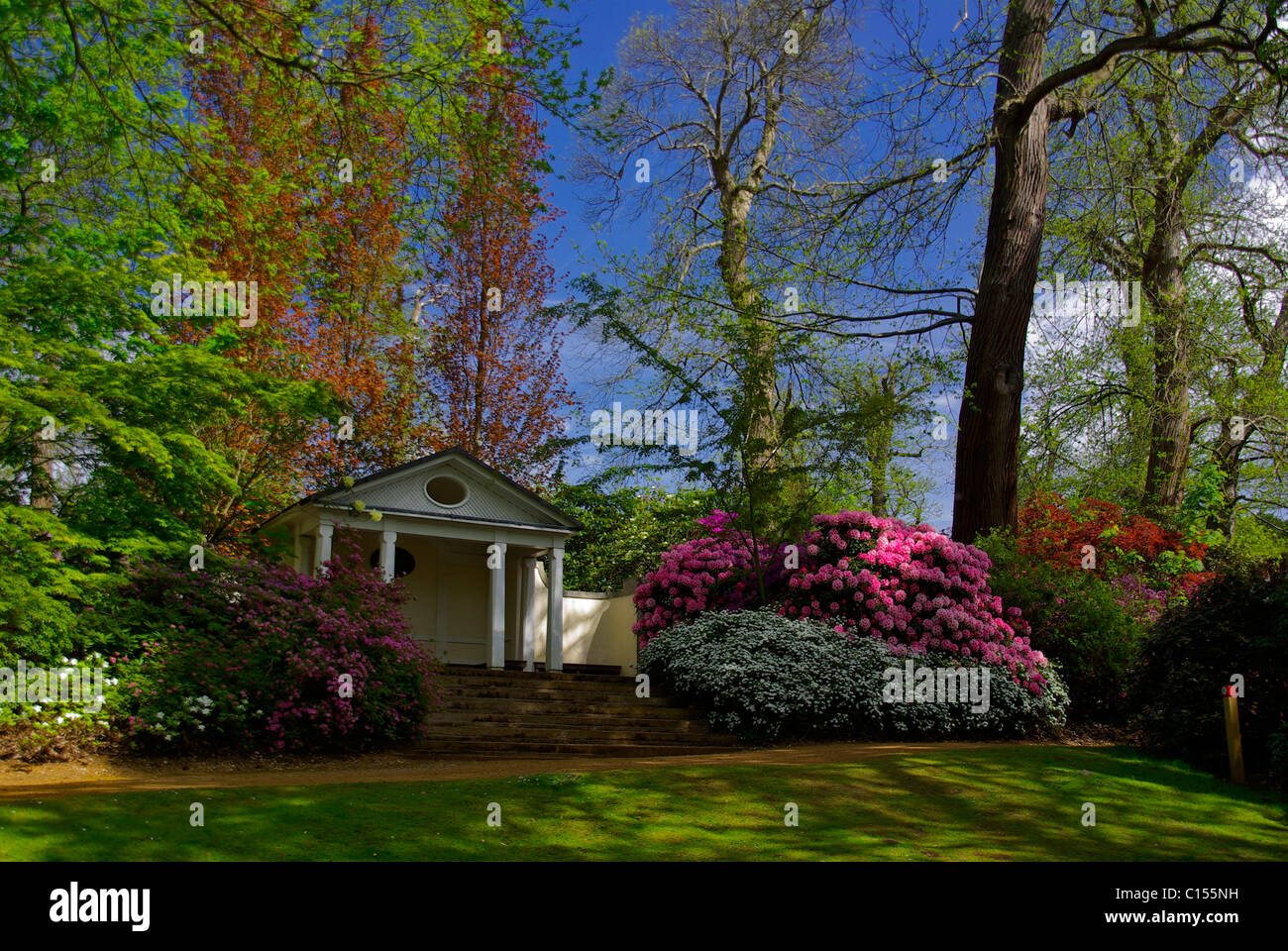 Summer House in spring Stock Photo - Alamy