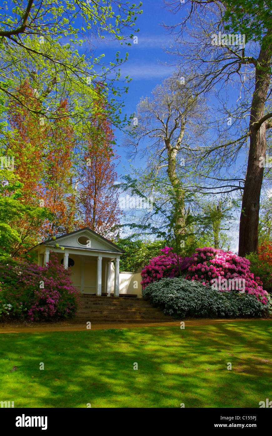Summer House in spring Stock Photo - Alamy