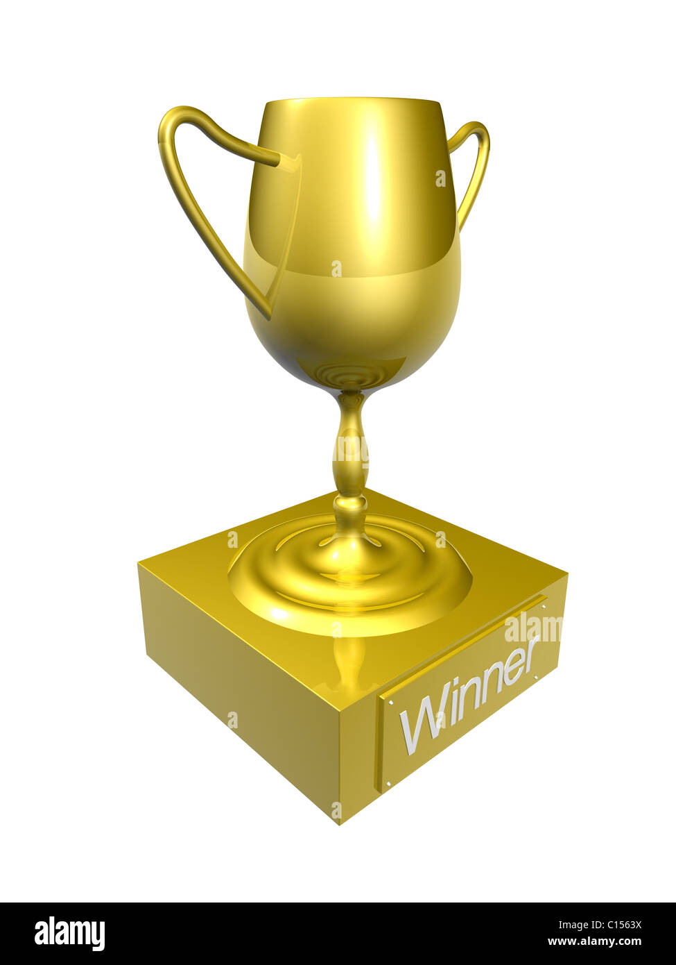 Gold trophy Cut Out Stock Images & Pictures - Alamy