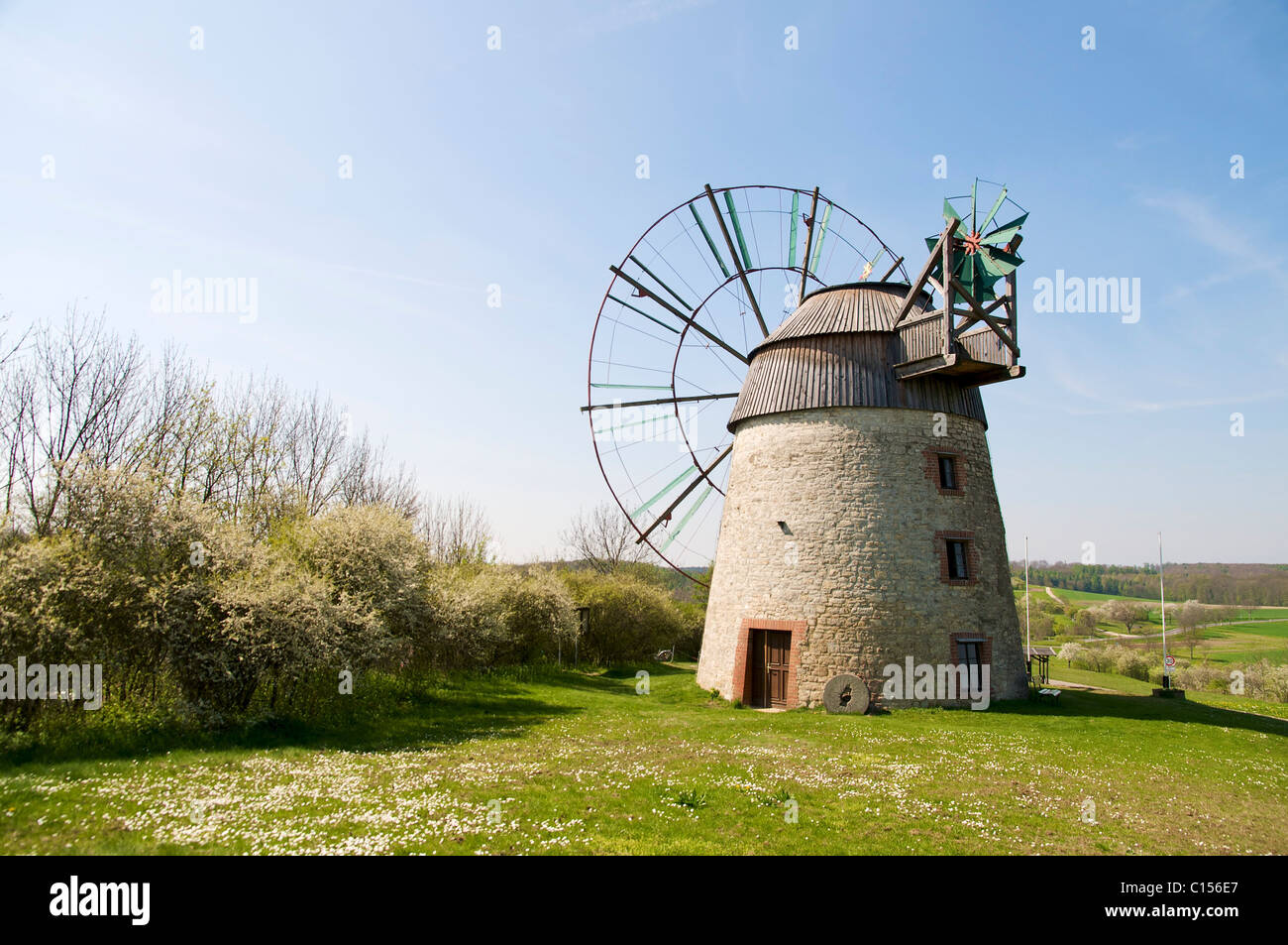 The Dutch Mill (Holländer Windmühle) in Eckartsberga. Originally built ...