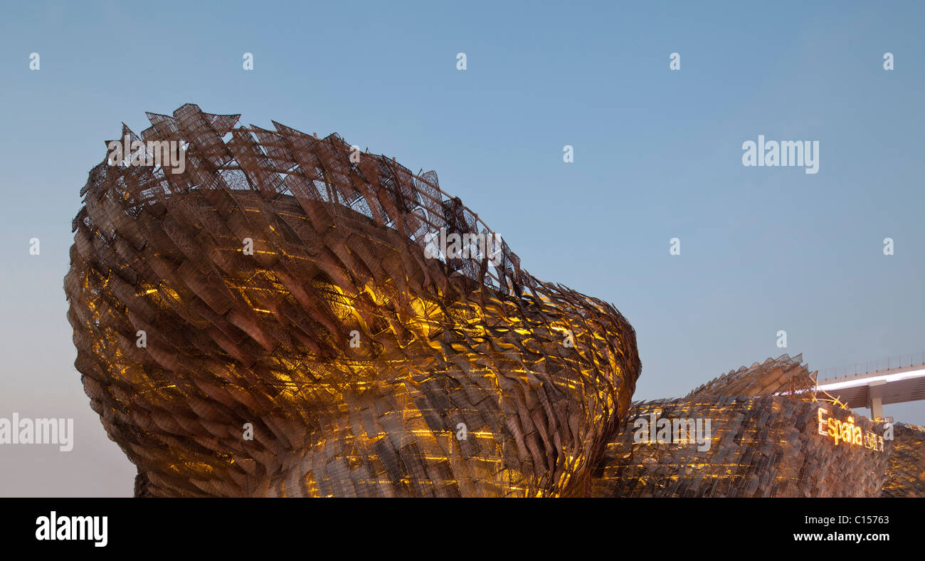 Spain pavilion, Shanghai World Expo 2010, China Stock Photo - Alamy