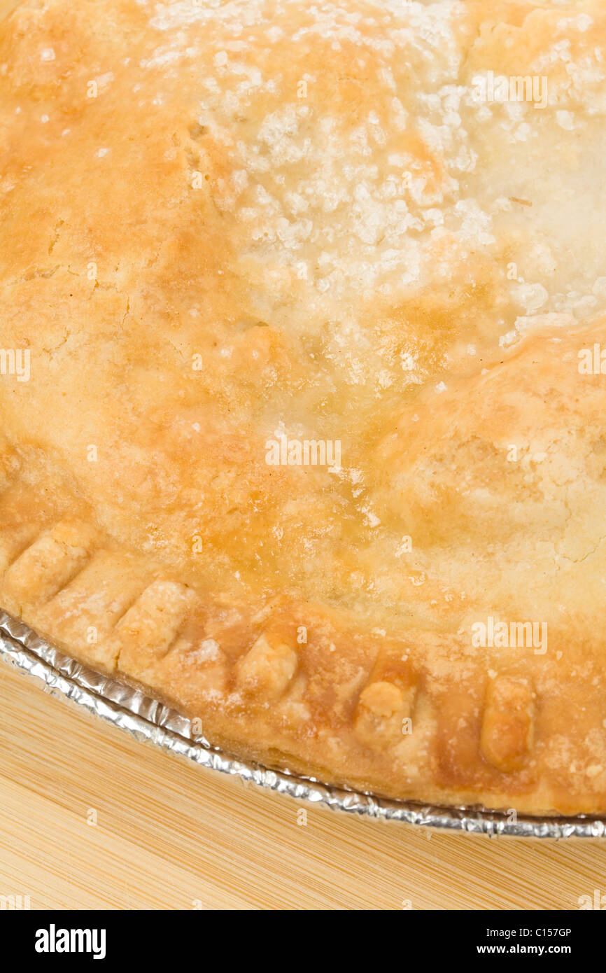 Apple Pie close up shot Stock Photo - Alamy