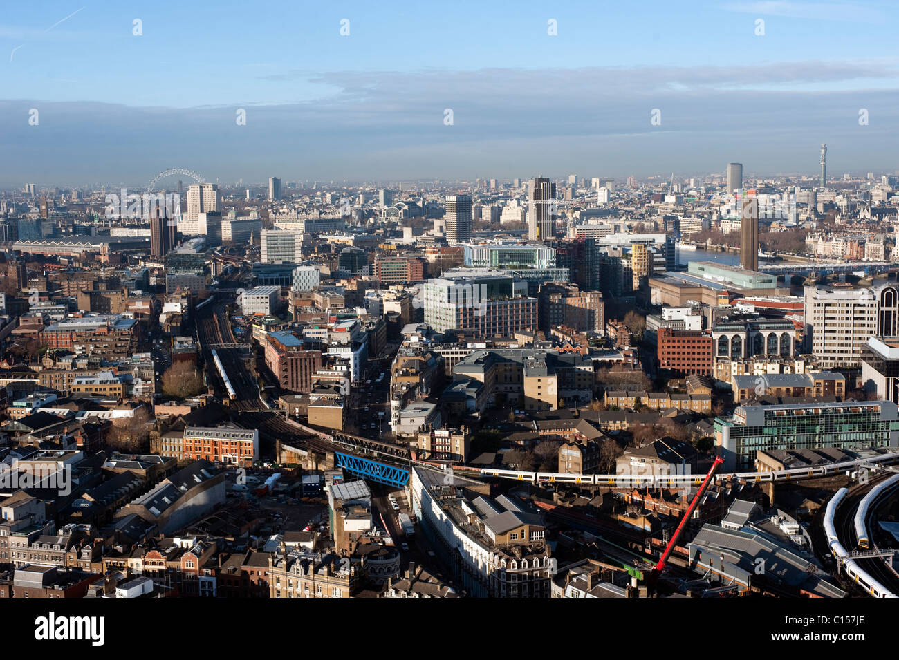 Views of London from an aerial vantage point Stock Photo - Alamy