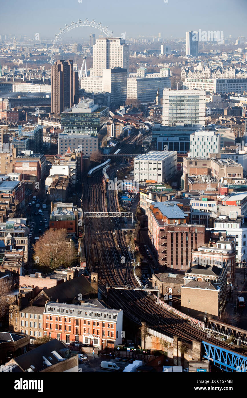 Views of London from an aerial vantage point Stock Photo - Alamy