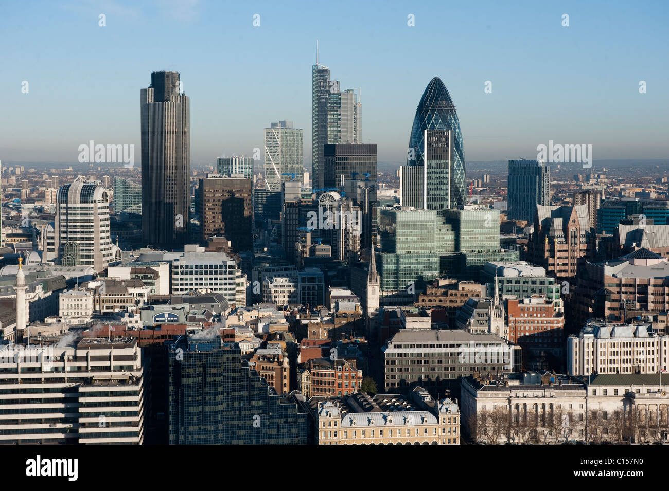 Views of London from an aerial vantage point Stock Photo - Alamy