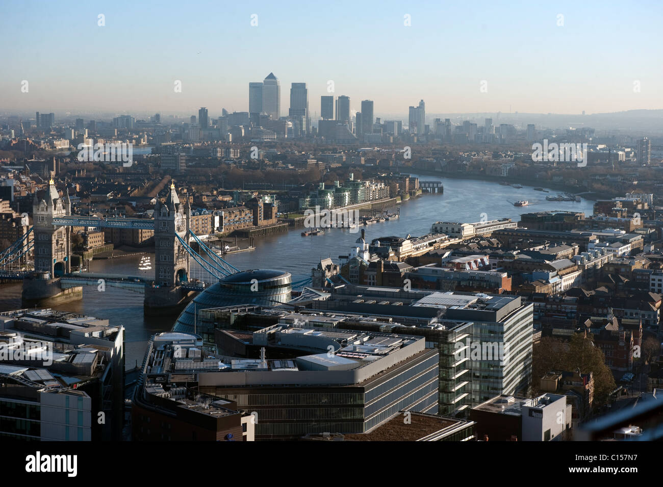 Views of London from an aerial vantage point Stock Photo - Alamy