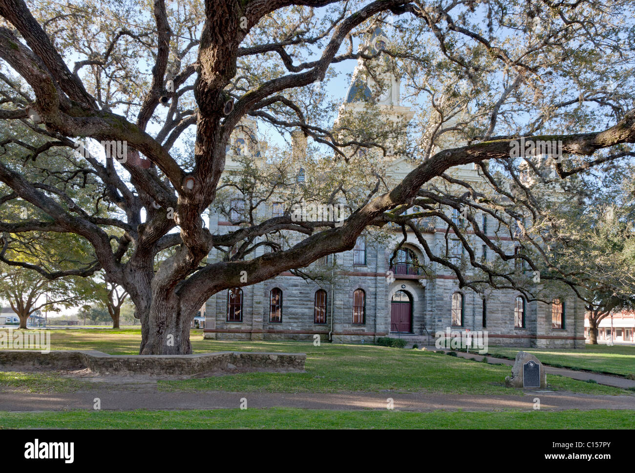 Goliad County Courthouse, Texas Stock Photo - Alamy
