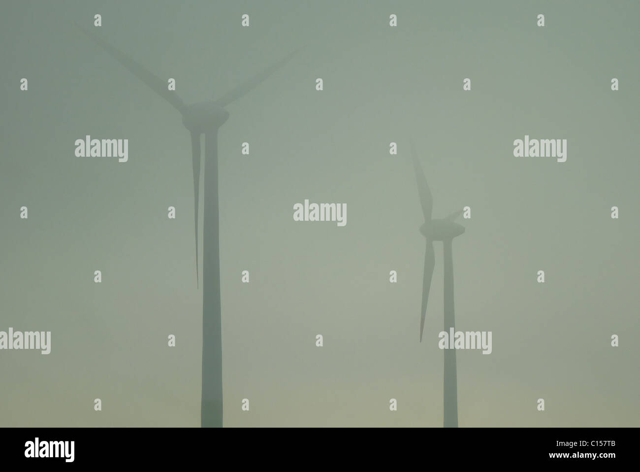 Turbines in mist hi-res stock photography and images - Alamy