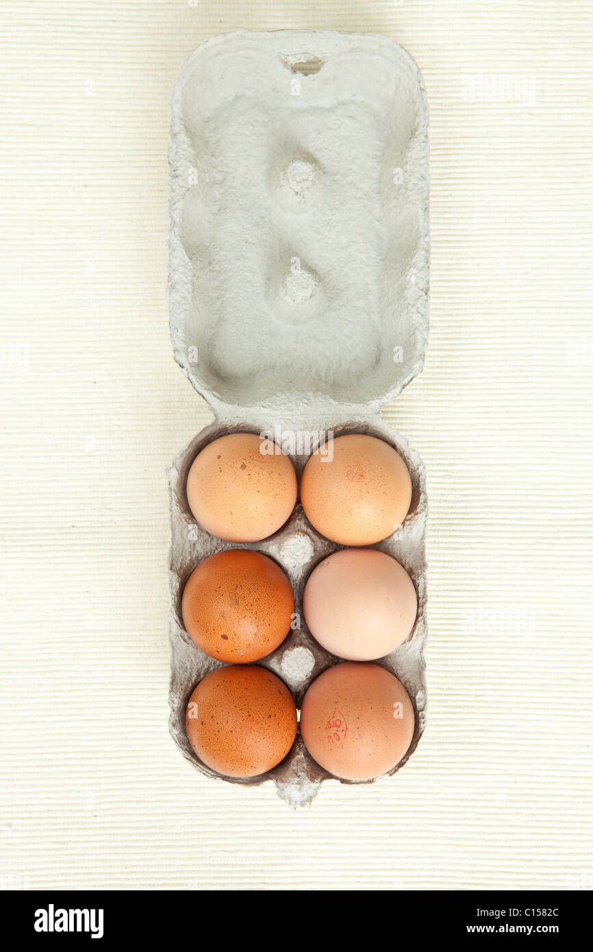 Six fresh free range hi-res stock photography and images - Alamy