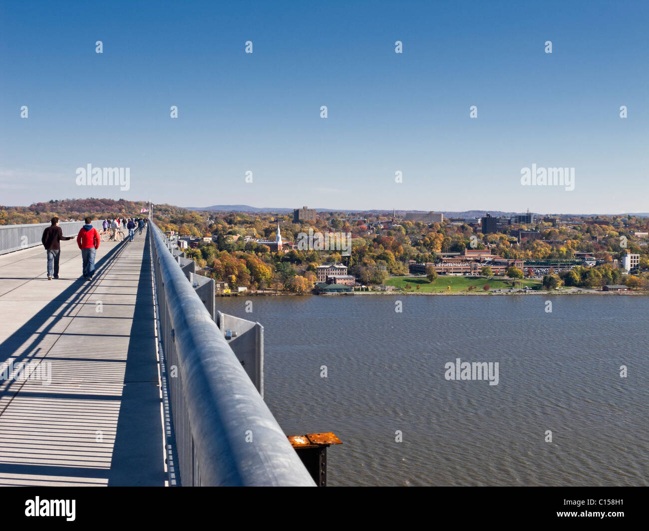 The Walkway over the Hudson River is an historic railroad bridge ...