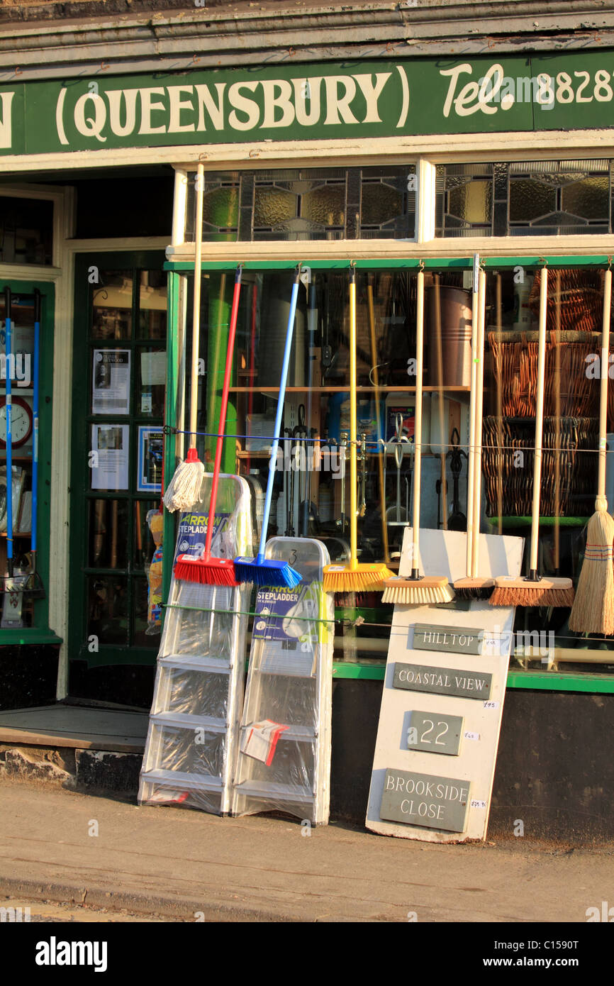 Colourful tradtional DIY high Street Shop Stock Photo - Alamy