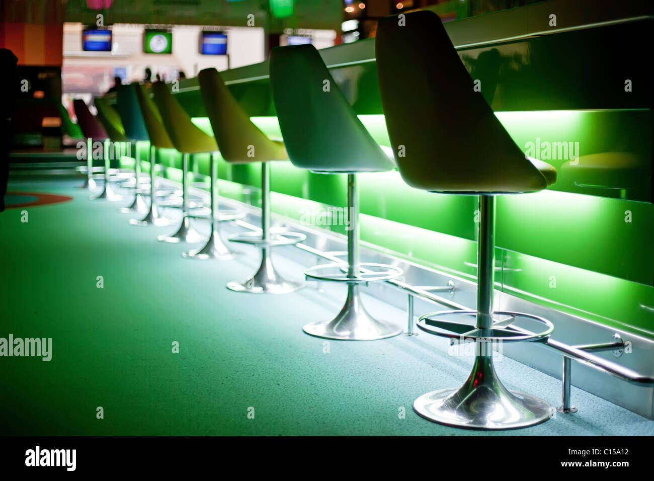 Nightclub interior neon hi-res stock photography and images - Alamy