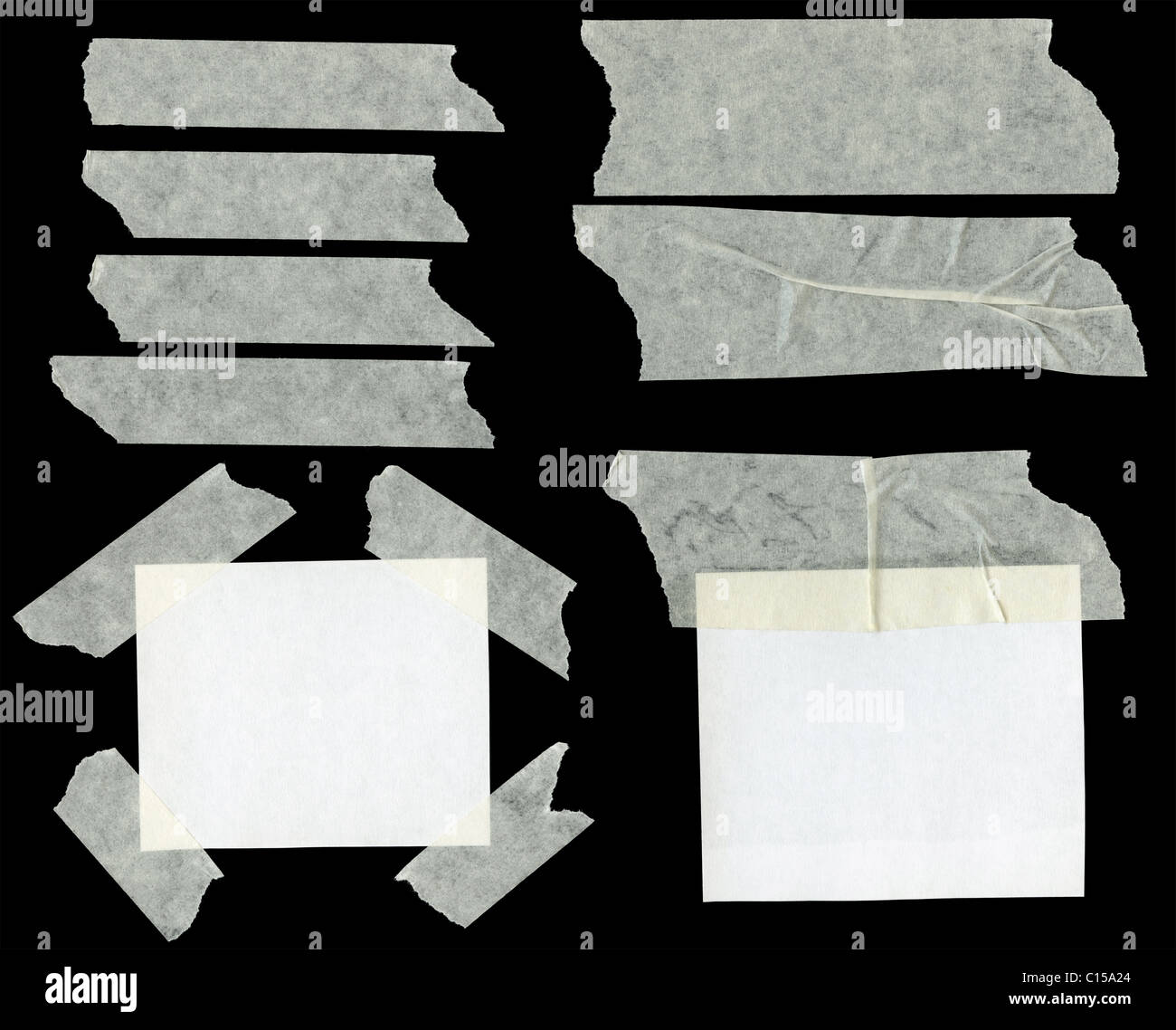 Black ripped paper strips hi-res stock photography and images - Alamy