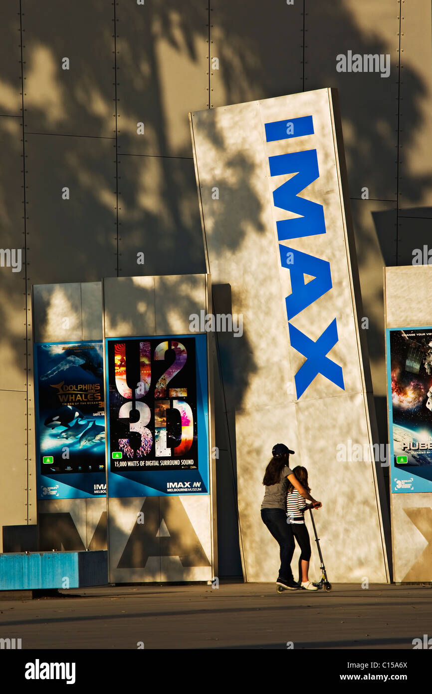 Melbourne Australia / Melbourne`s Imax Cinema in the Carlton gardens ...