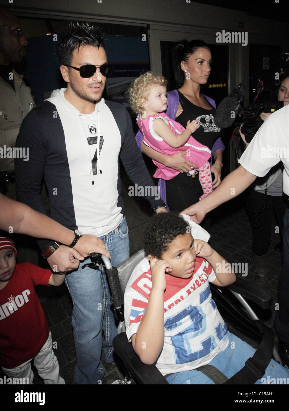 Katie price peter andre arrive hi-res stock photography and images - Alamy