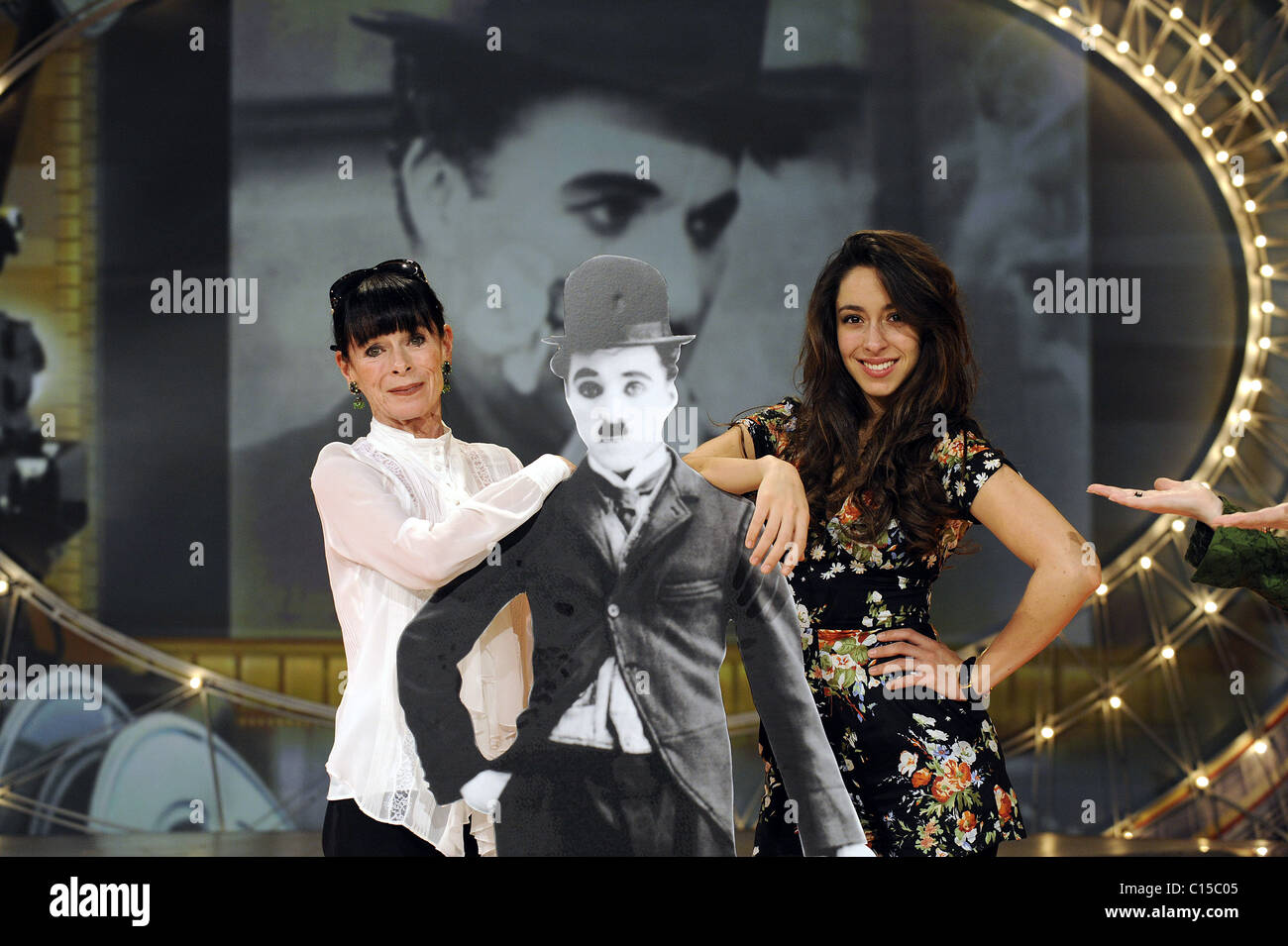 Geraldine Chaplin, Oona Chaplin Photocall for the German TV show ...