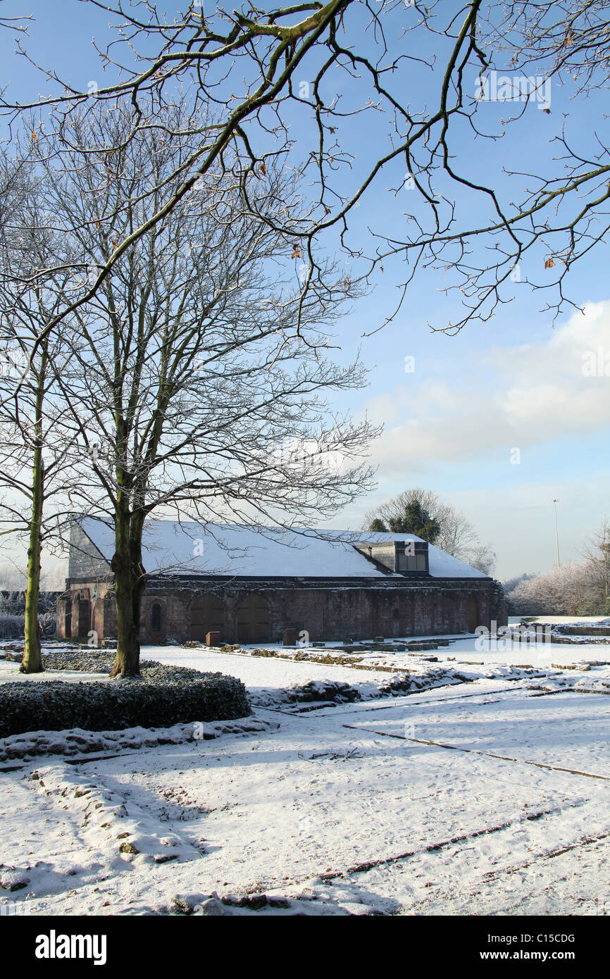 Norton Priory Museum & Gardens. Picturesque winter view of Norton ...