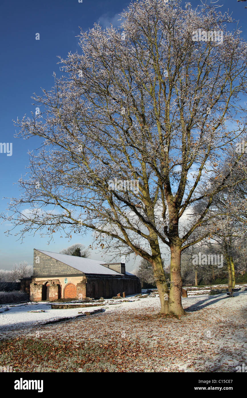 Norton Priory Museum & Gardens. Picturesque winter view of Norton ...