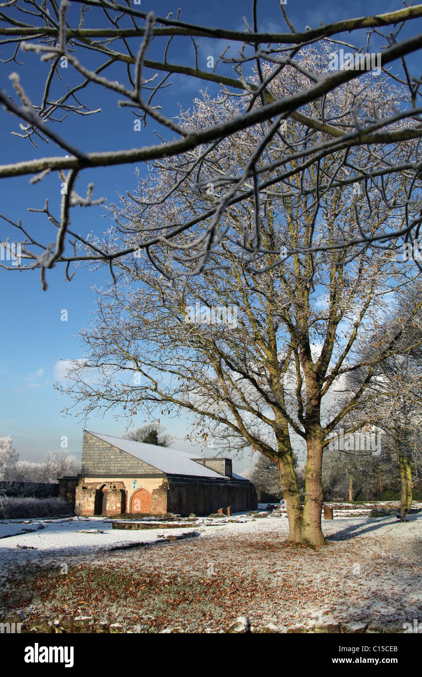 Norton Priory Museum & Gardens. Picturesque winter view of Norton ...