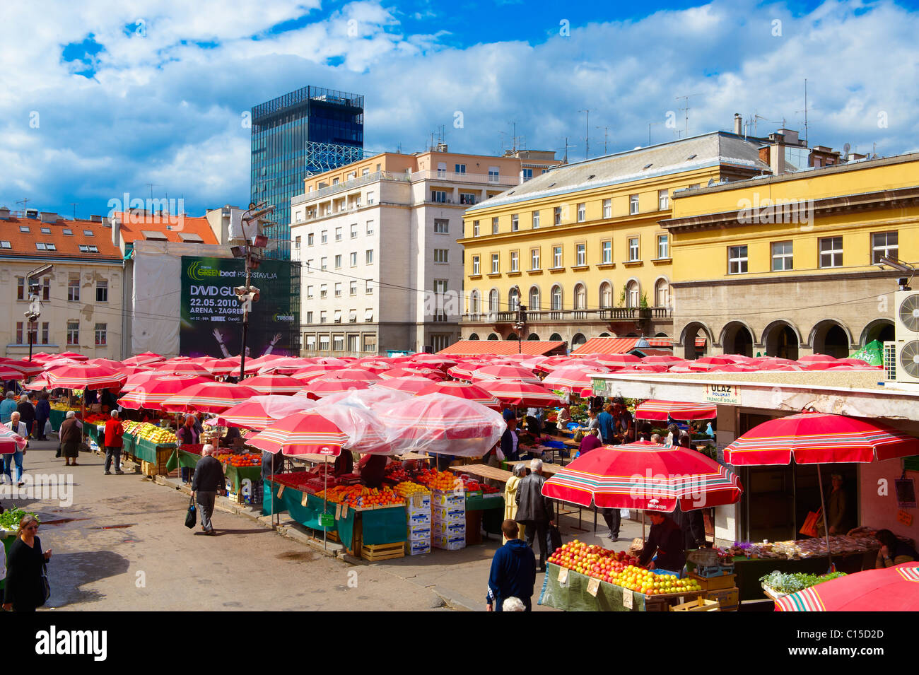 Dolac Flower Market [ Tržnica Dolac ] , Zagreb, Croatia Stock Photo - Alamy