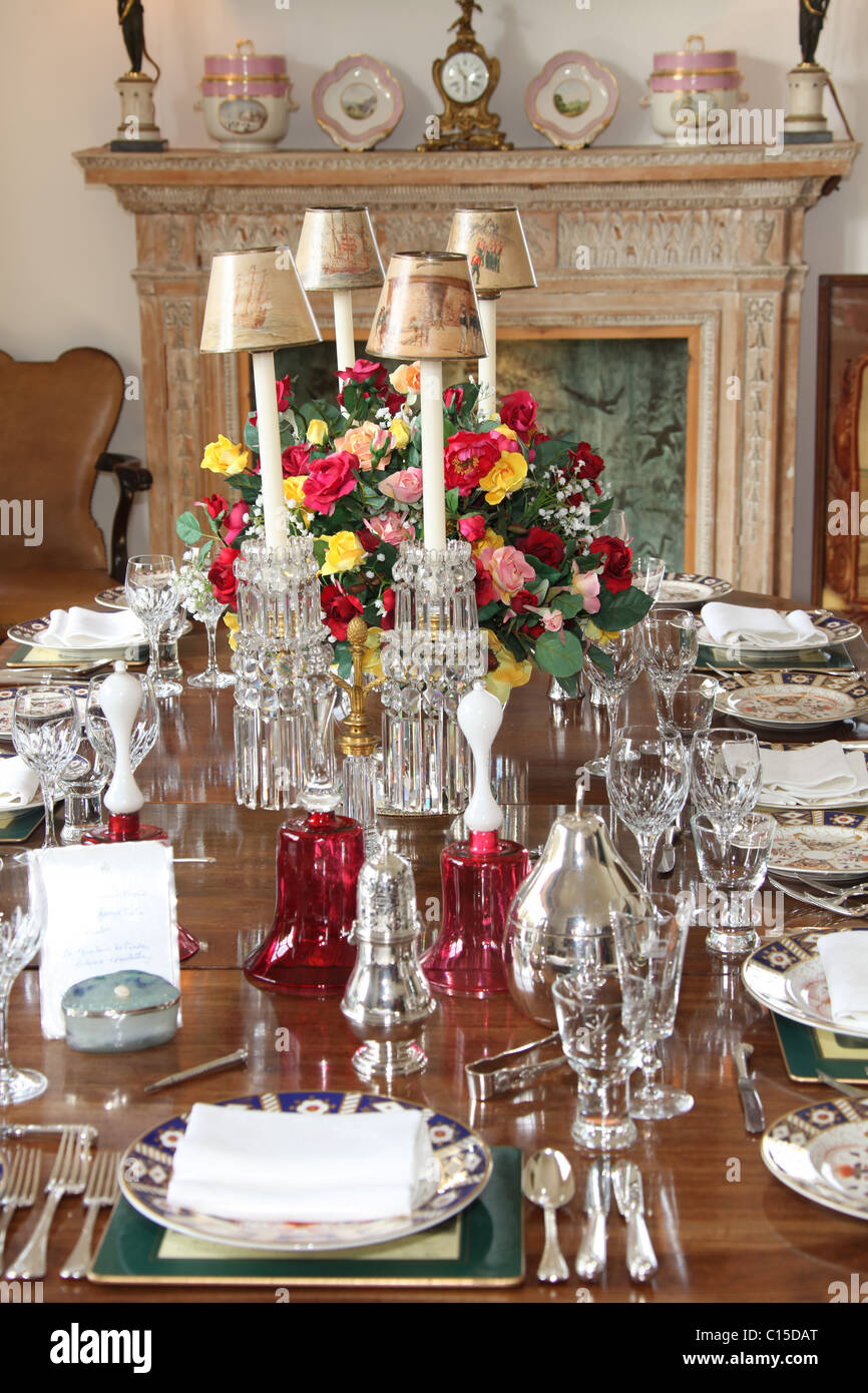 Castle Table Setting Formal Dinner