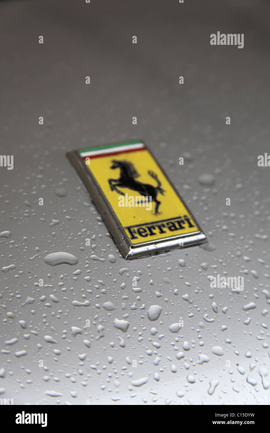 Vintage ferrari badge hi-res stock photography and images - Alamy