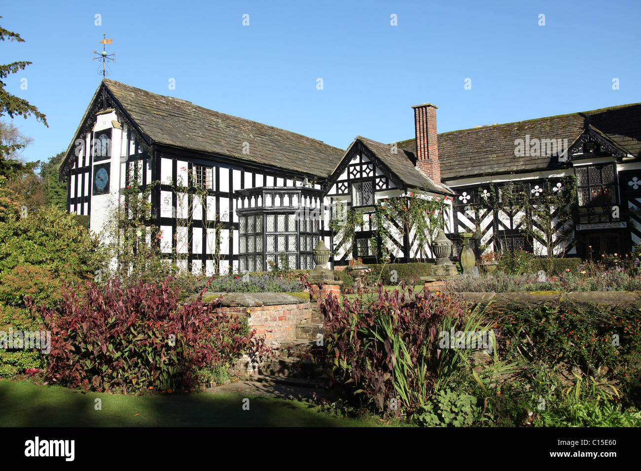 Gawsworth old hall hi-res stock photography and images - Alamy