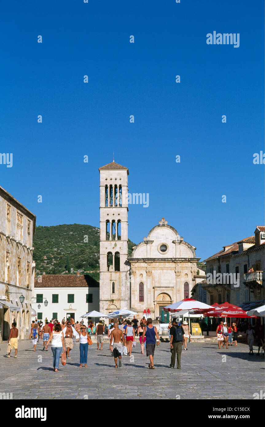 Sv. Stjepan, St. Stephen's Church, Hvar, Hvar Island, Dalmatia ...