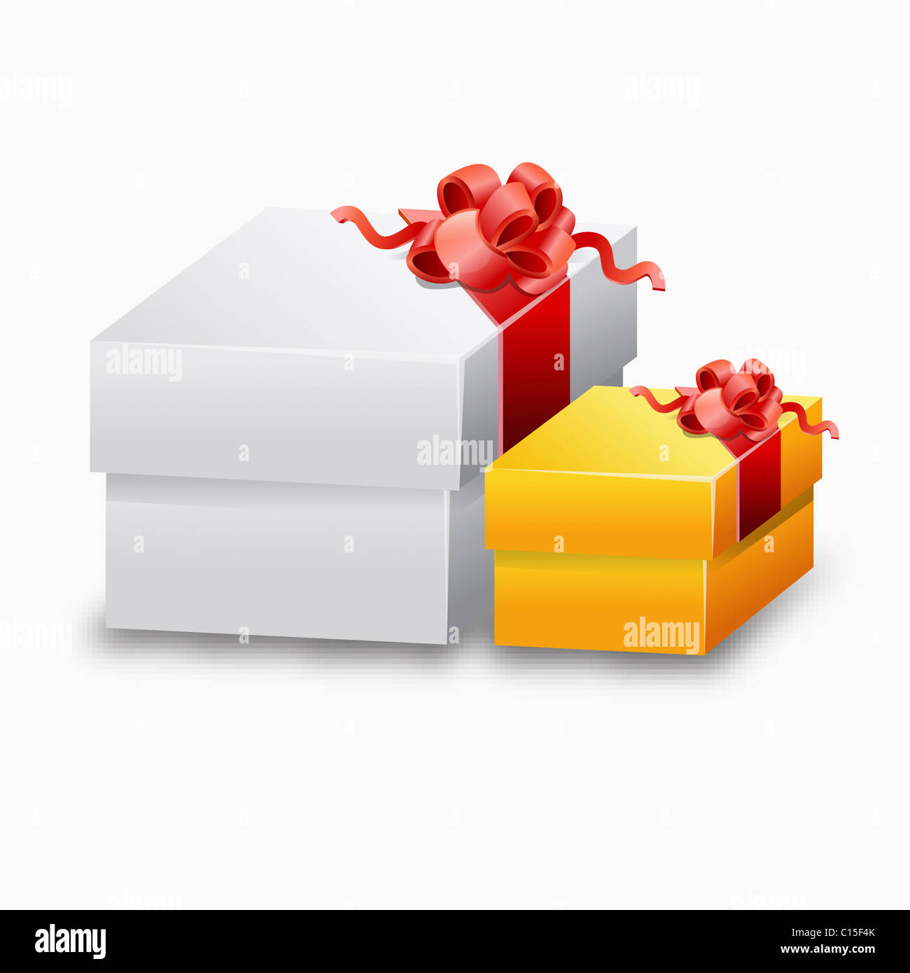 Two gift boxes Stock Photo - Alamy