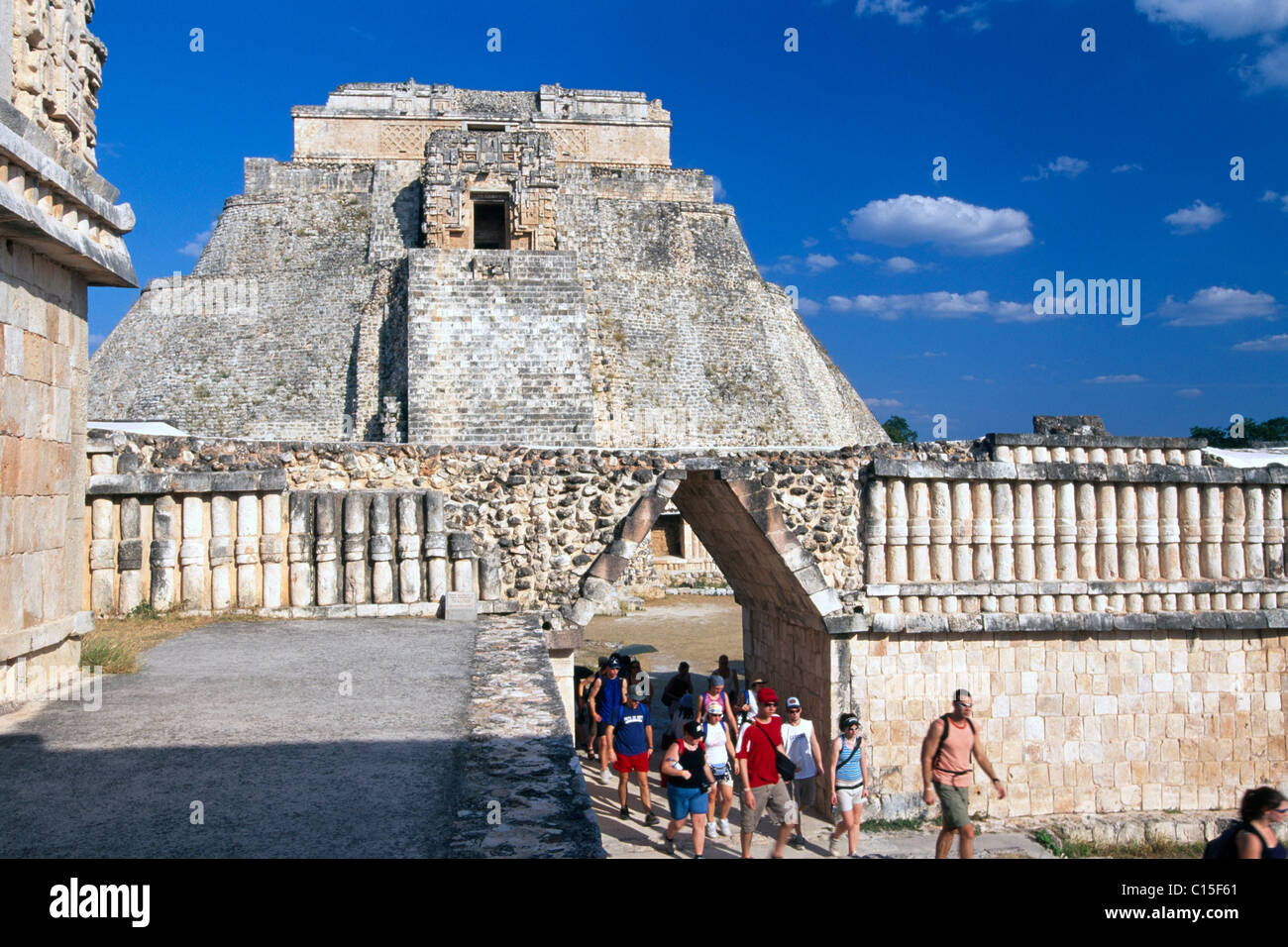 Maya temples, Uxmal, Yucatan, Mexico Stock Photo - Alamy