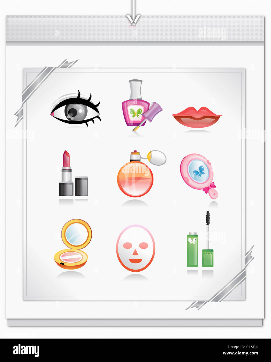 Cosmetic icons hi-res stock photography and images - Alamy