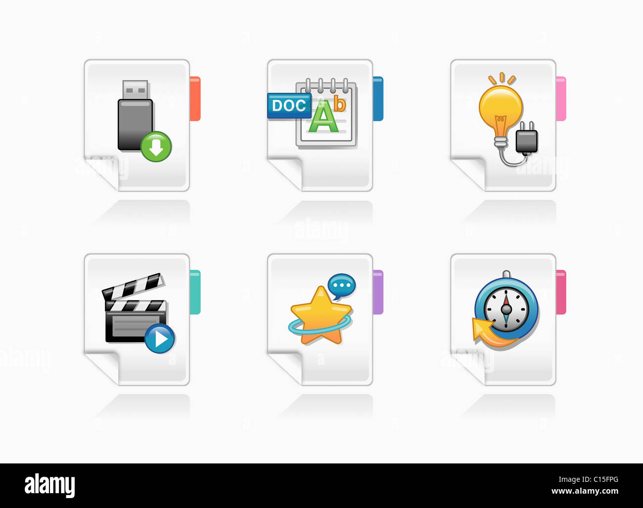 Various icons hi-res stock photography and images - Alamy