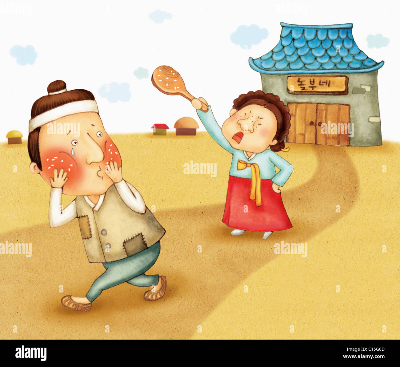 illustration of traditional fairy tales Stock Photo - Alamy