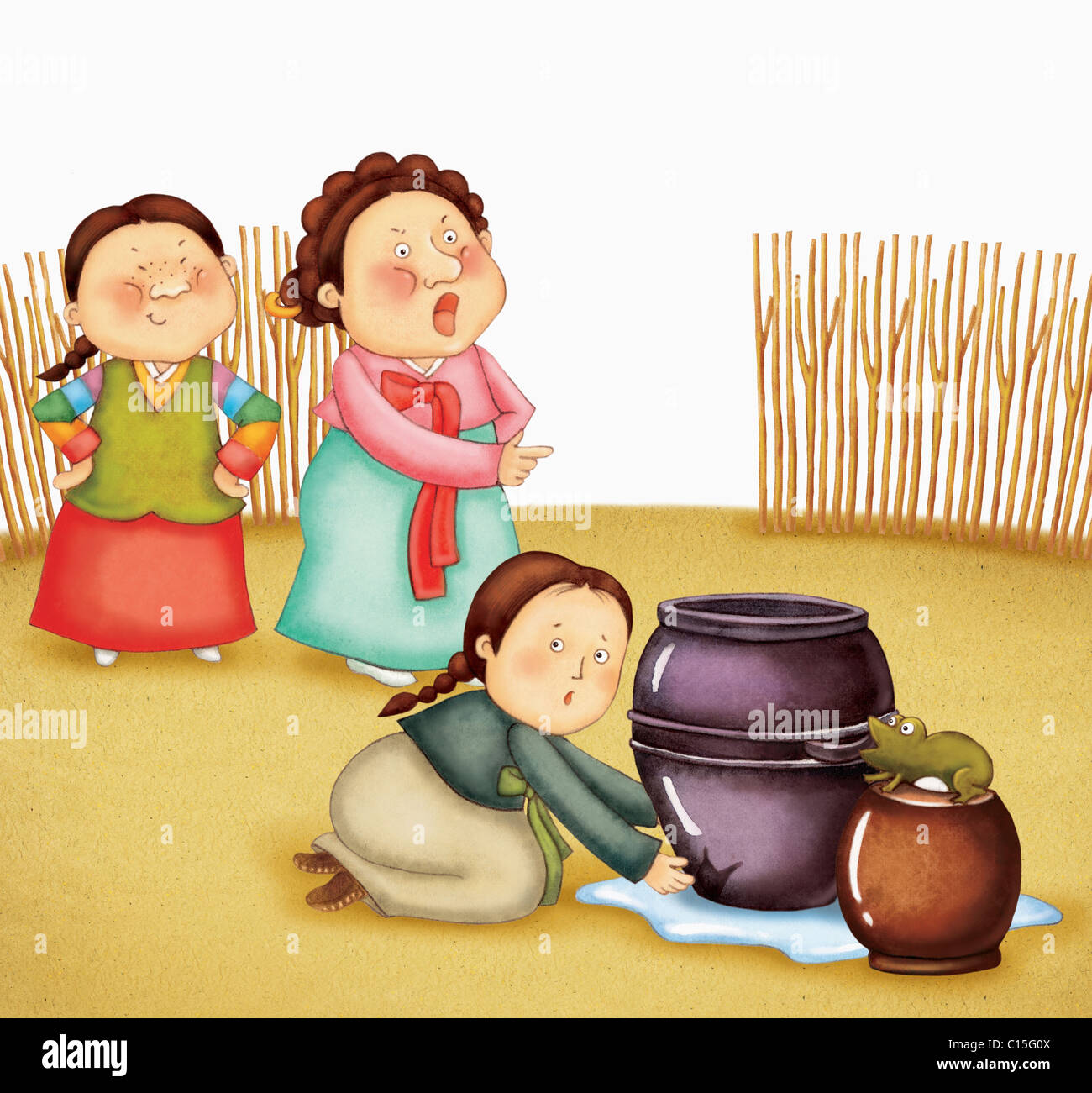 illustration of traditional fairy tales Stock Photo - Alamy