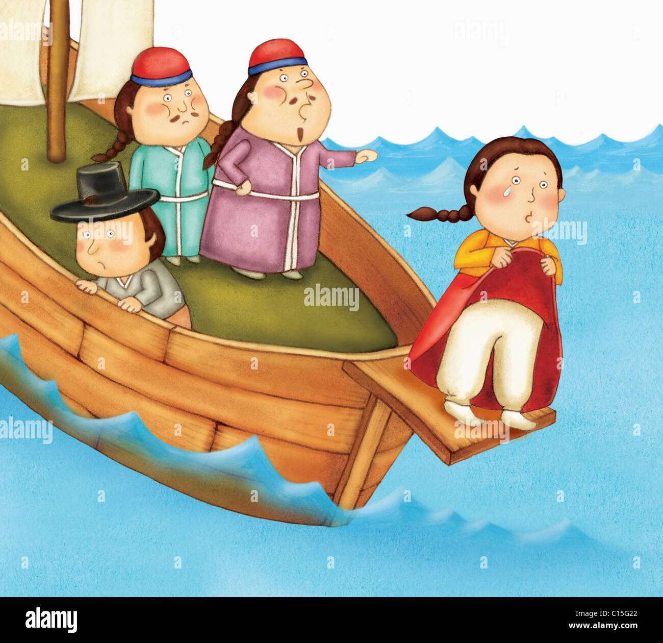 illustration of traditional fairy tales Stock Photo - Alamy