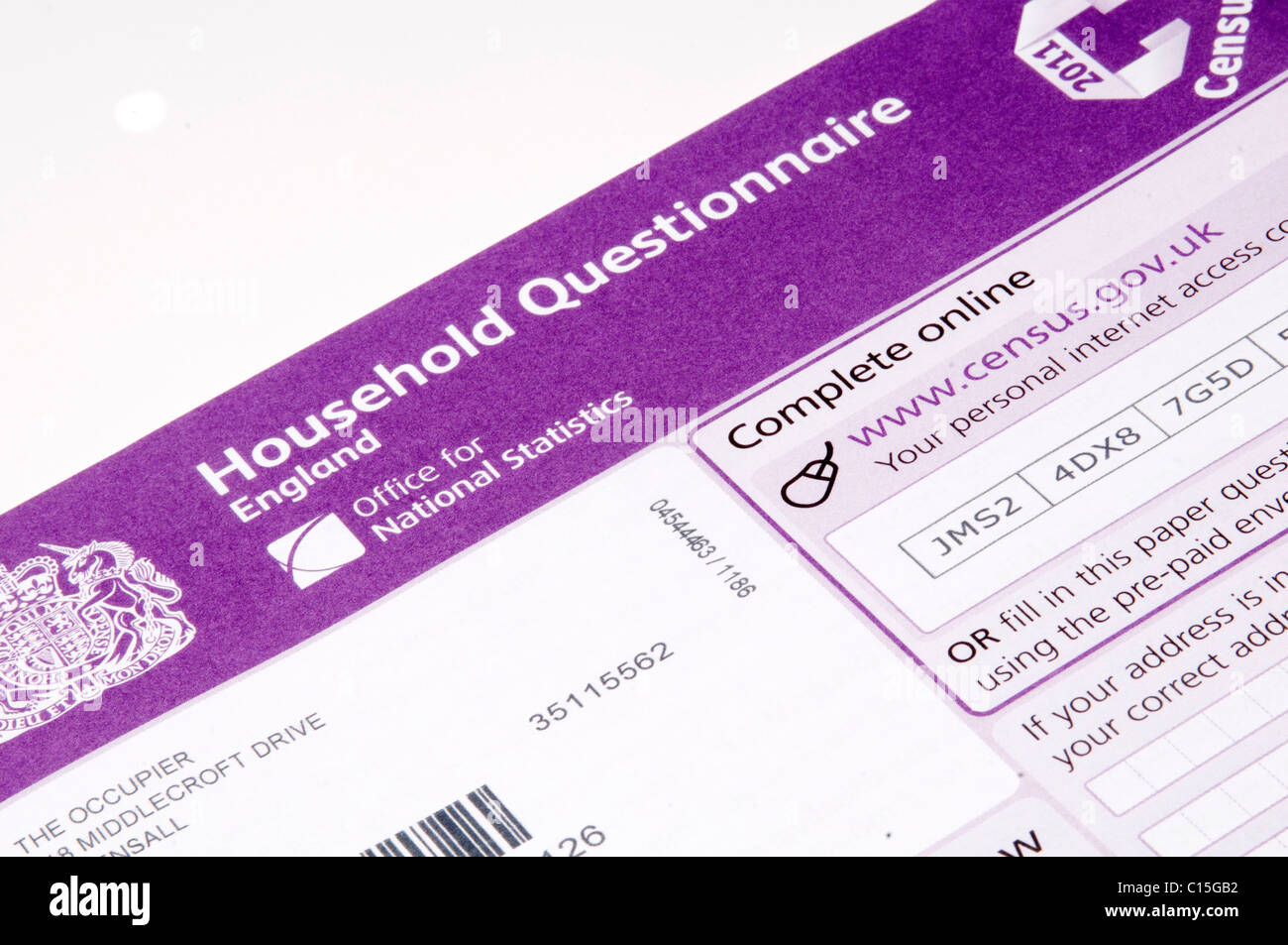 census national office for statistics form forms filling in pen details ...