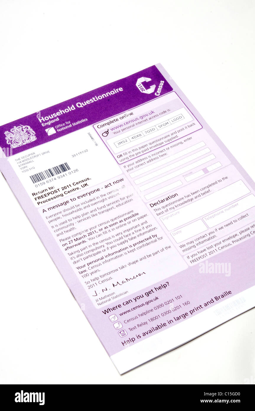 census national office for statistics form forms filling in pen details ...