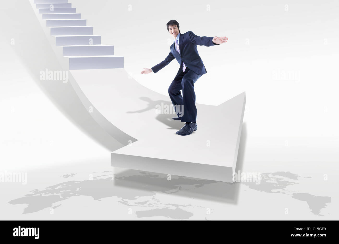 World map face painting hi-res stock photography and images - Alamy