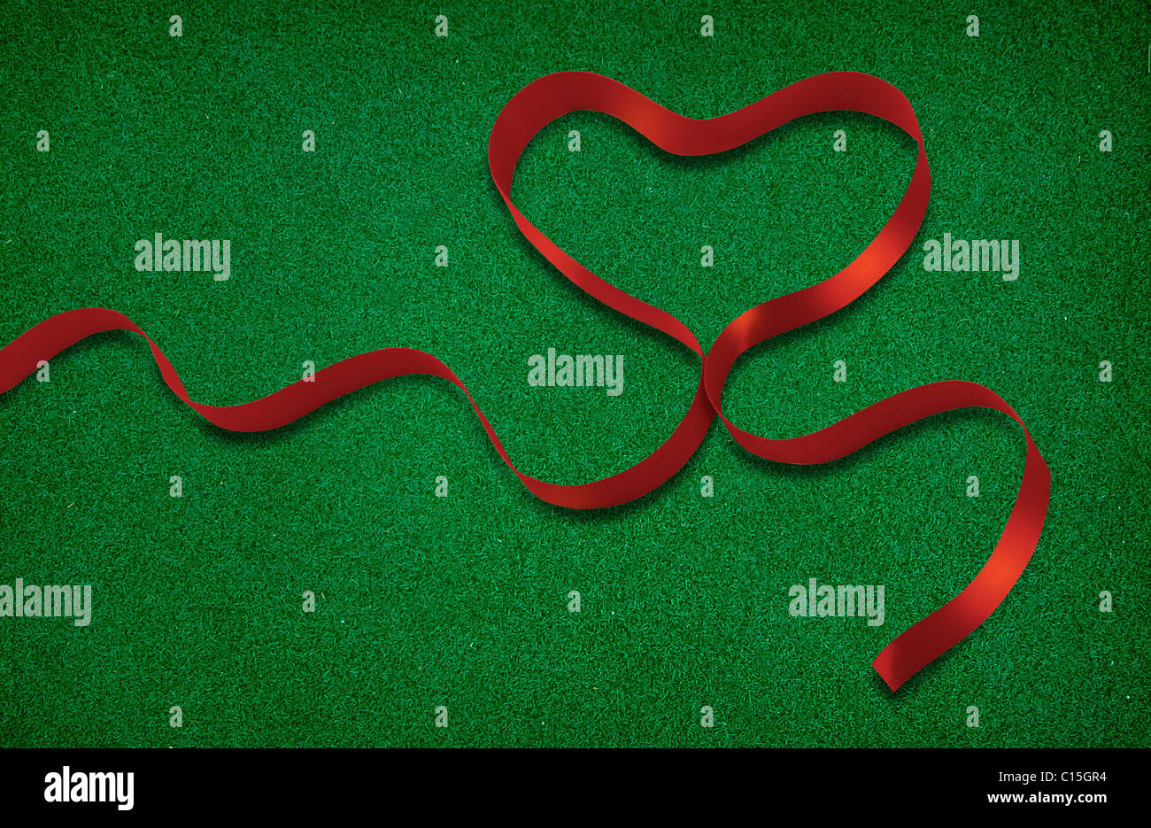 heart shaped ribbon Stock Photo - Alamy