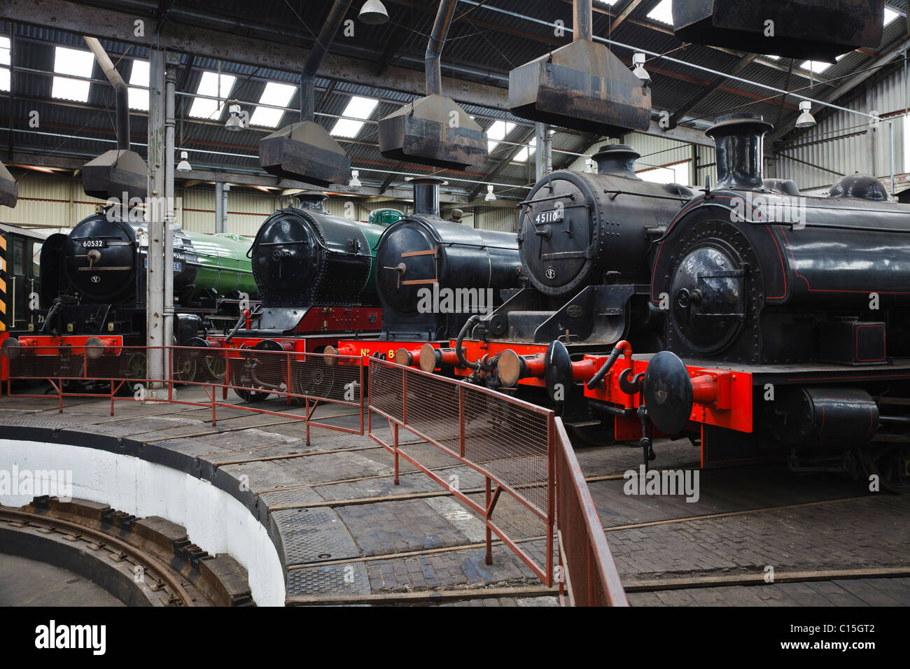 Roundhouse steam locomotives hi-res stock photography and images - Alamy